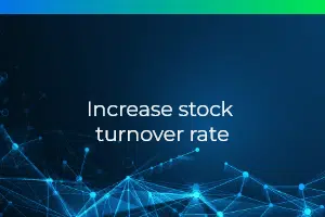 How can the stock turnover rate be increased?